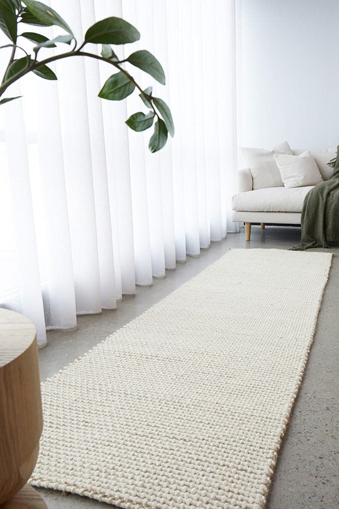 Harlow Cove Cream Hallway Runner - Rugs Plus Online