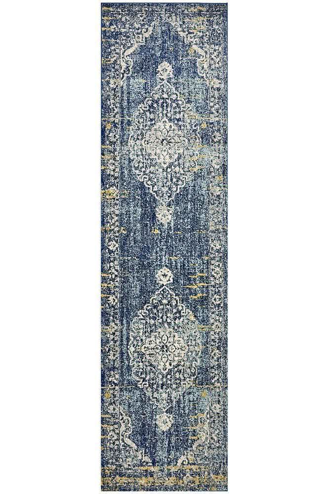 Rug Culture Museum Wilson Navy Hallway Runner