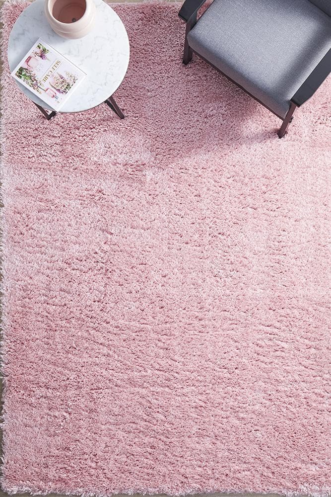Angel Pink Shaggy Rug | Rug Culture | Rugs Plus Online.