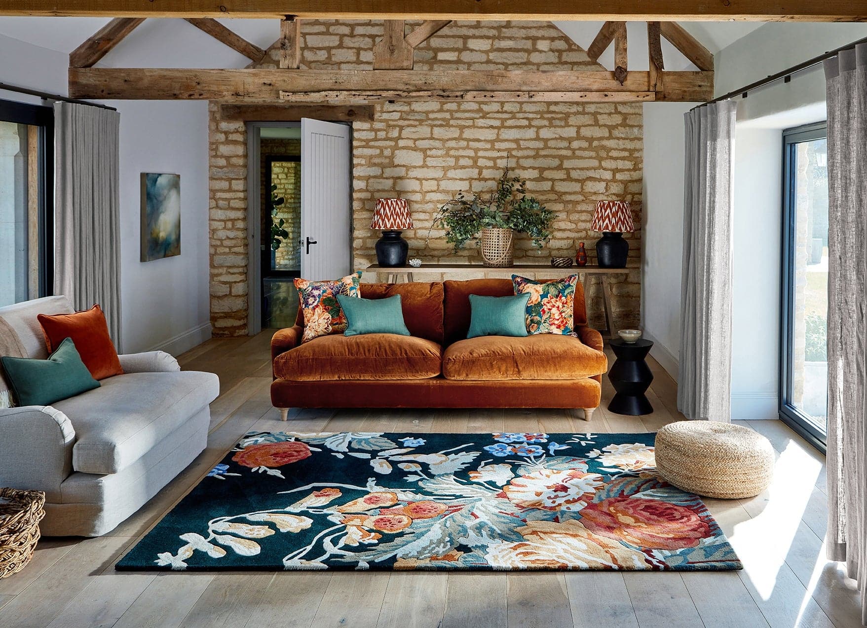 Sanderson Stapleton Park 45318 | Designer Rugs | Rugsplusonline.