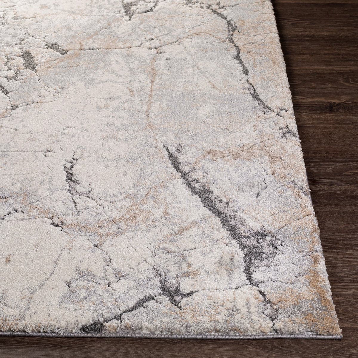 Mineral 444 Stone Rug | Semi Shag Modern Rugs | Rugs Plus Online.