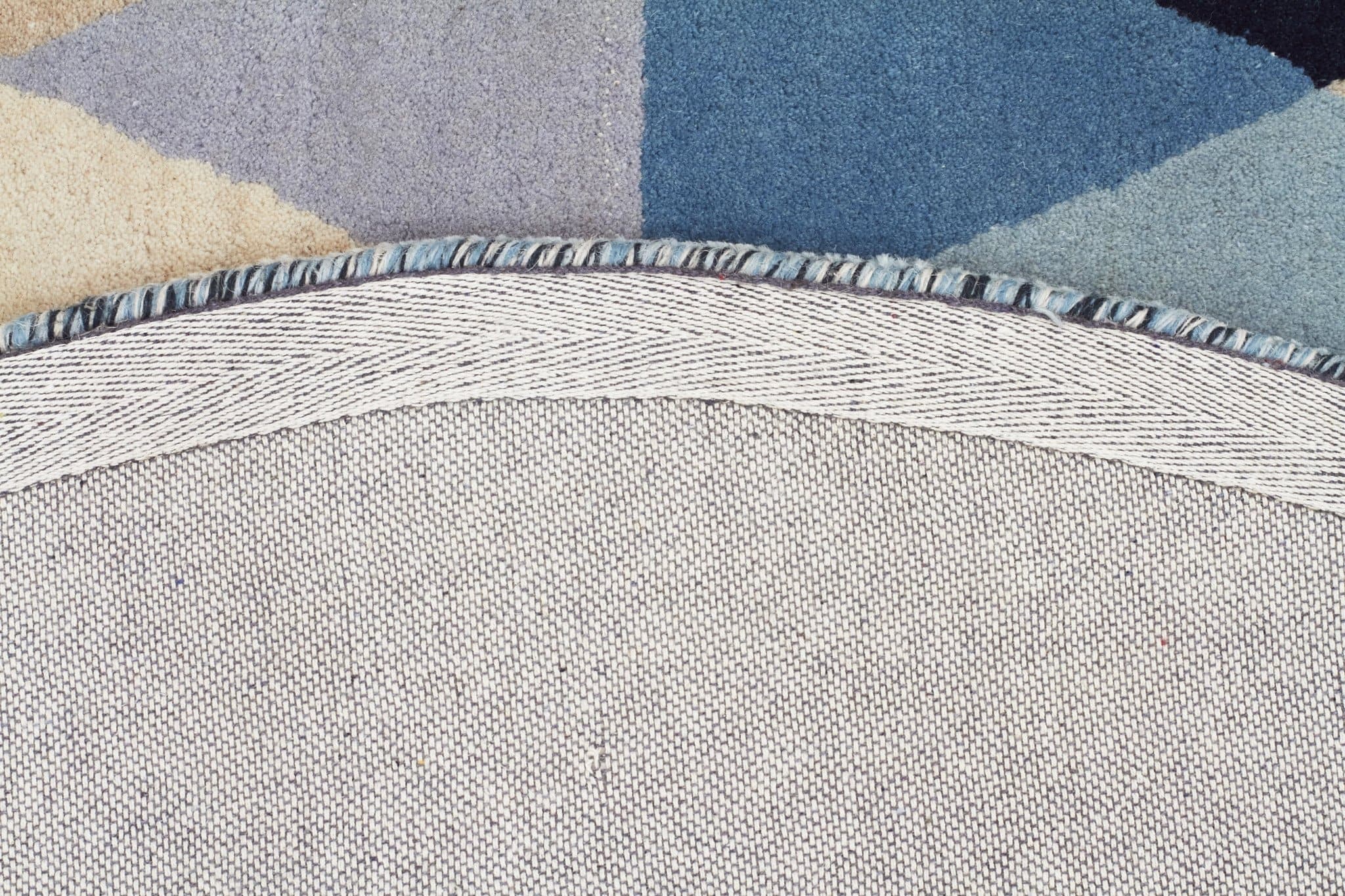 Matrix Pure Wool Turquoise | Round Rug | Rugs Plus Online