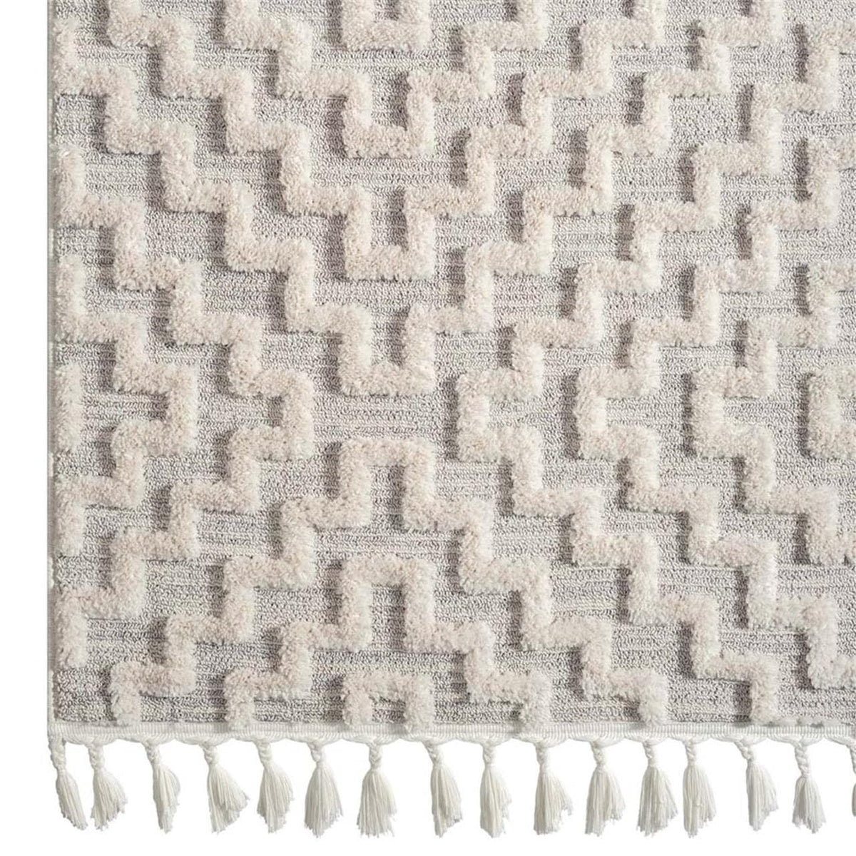 Alpine way 3631 LT.GREY Hallway Runner | Saray Rugs | Rugs Plus Online