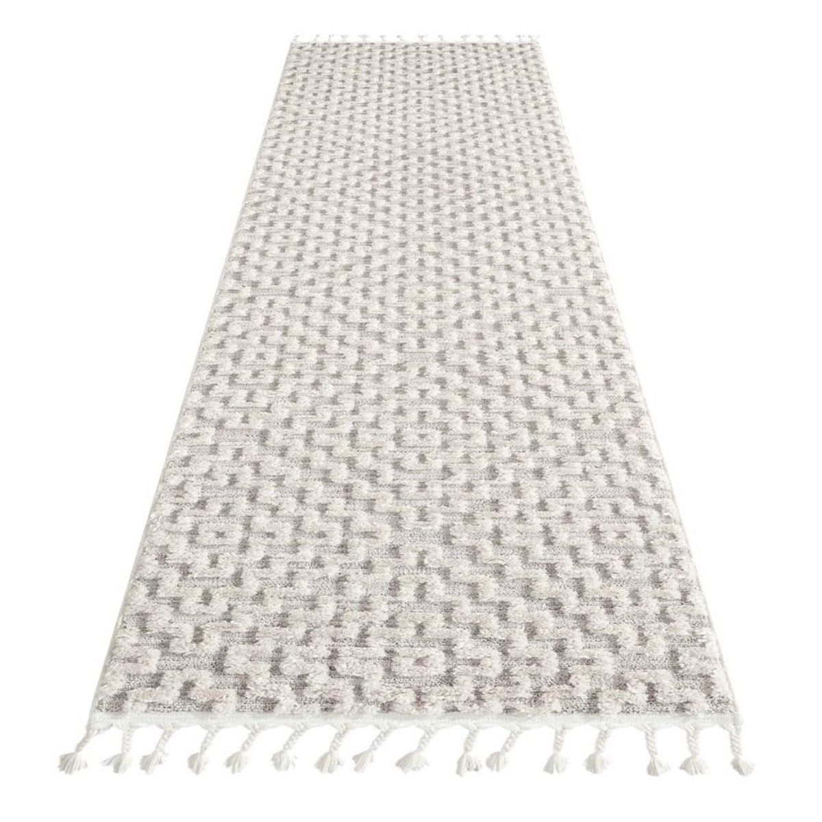 Alpine way 3631 LT.GREY Hallway Runner | Saray Rugs | Rugs Plus Online