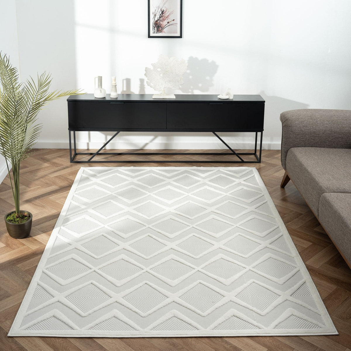 Calm 417 Pearl | Modern Rug | Rugs Plus Online.